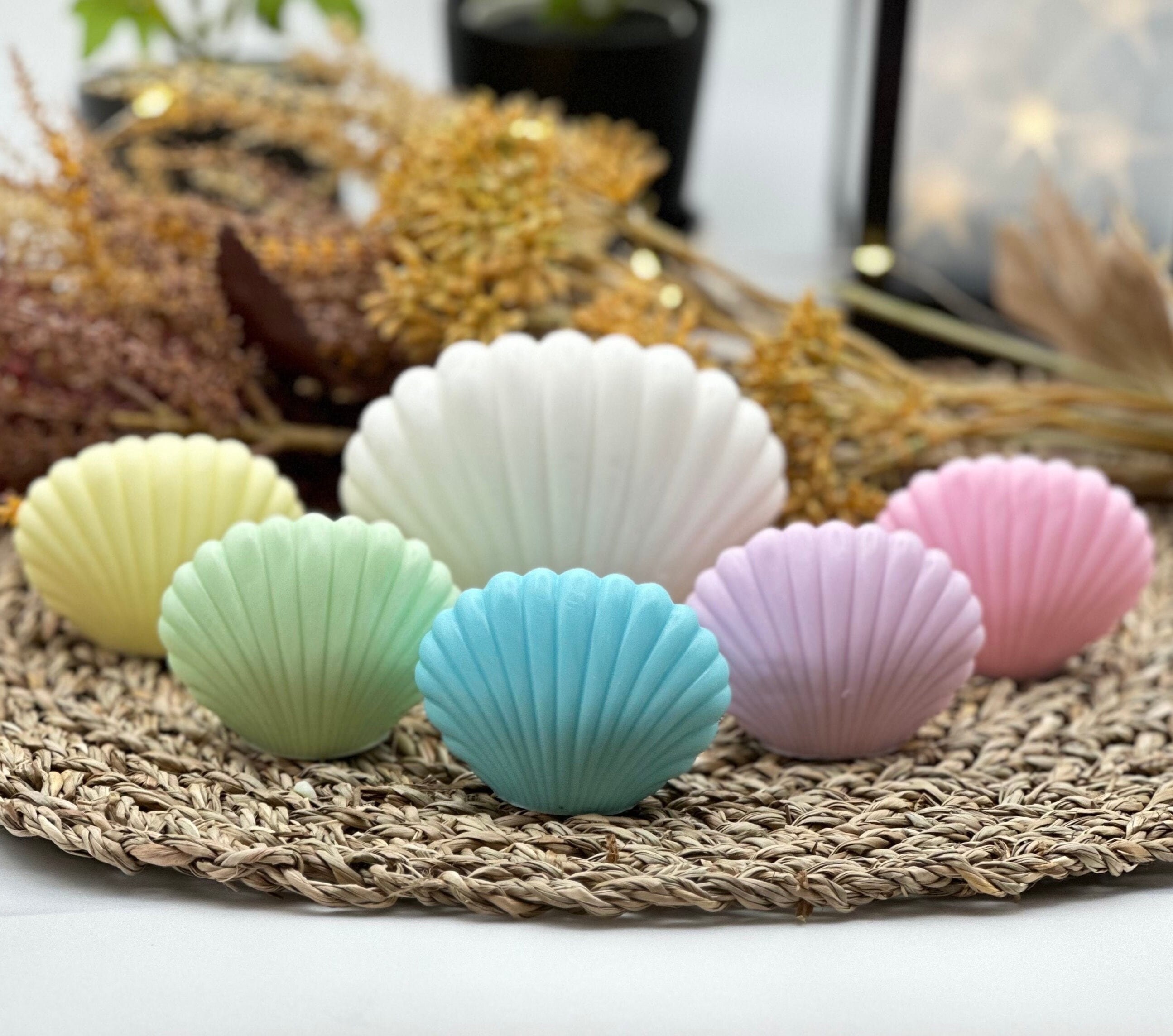 Sea Shell Soap Favors Sea Shell Baby Shower Gifts Baby Shower Favors ...