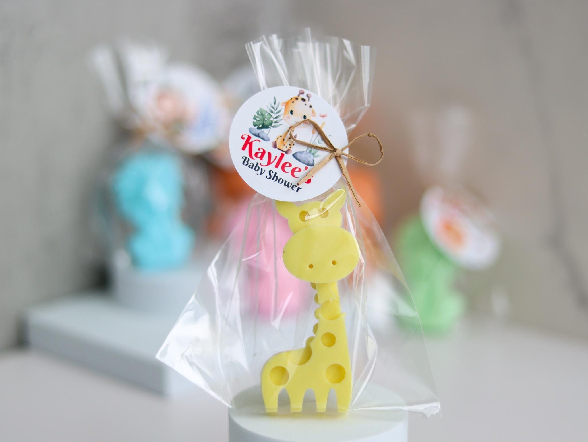 Giraffe Soap Favors - Baby Shower, Animal, Party - Etsy