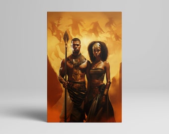 African King and His Queens Ib Canvas Gallery Wraps - Etsy