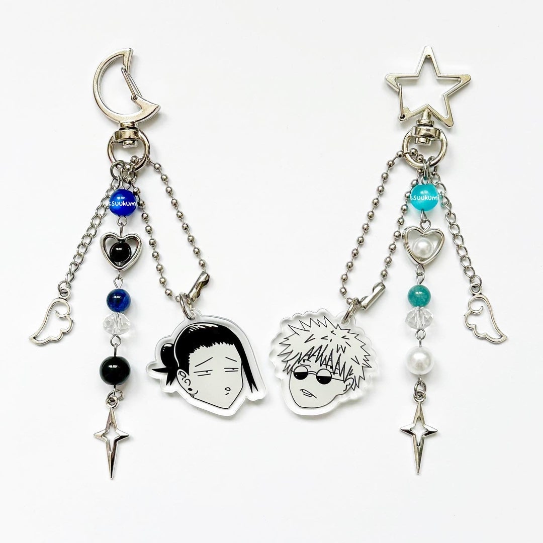 Gojo & Geto Matching Keychains, Anime jujutsu Kaisen - Etsy