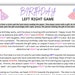 Left Right Game Birthday, Pass the Prize Game Birthday, Pass the Gift ...