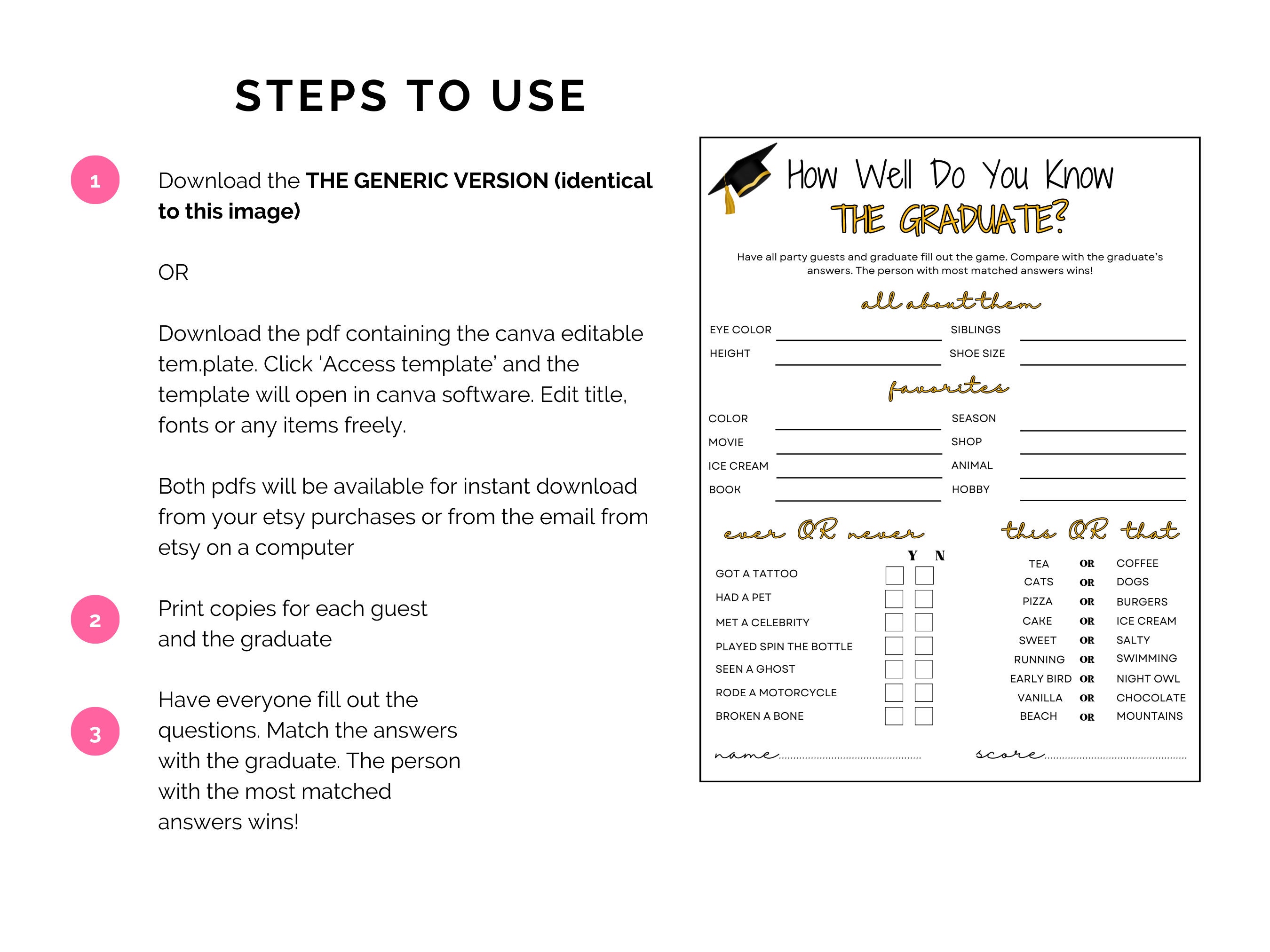 How Well Do You Know the Graduate Custom, Who Knows the Graduate Best ...