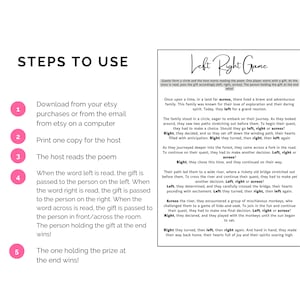 Left Right Game, Right Left Game, Pass the Gift, Family Reunion Games ...