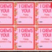 I Chews You Valentine Printable | Chewy Valentine Tag for Friends and ...