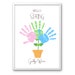 First Day of Spring Flower Handprint Art Crafts, Flowerpot Handprint ...
