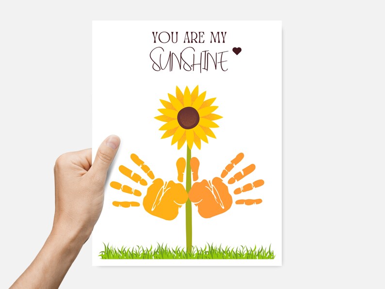 Handprint Sign for Summer Baby Toddler DIY Craft Gift, You Are My ...