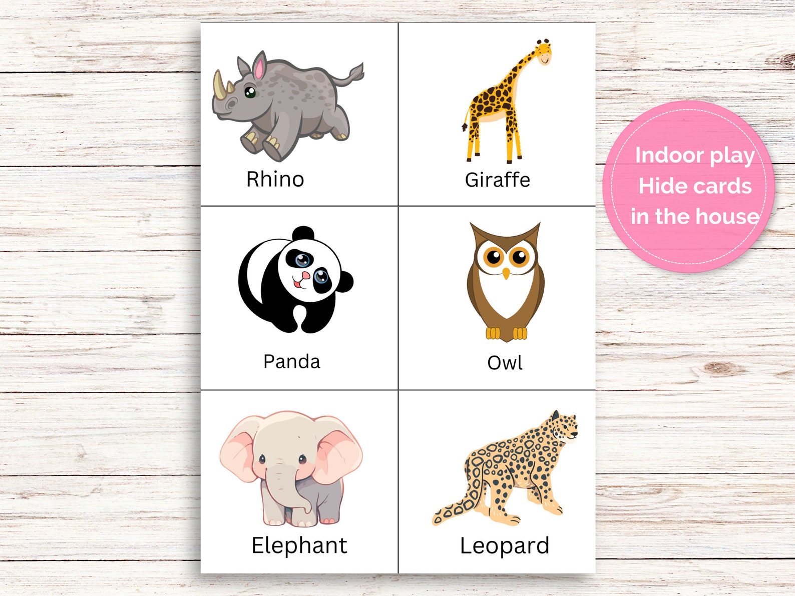Zoo Scavenger Hunt, Zoo Animals Scavenger Hunt, Indoor Scavenger Hunt ...