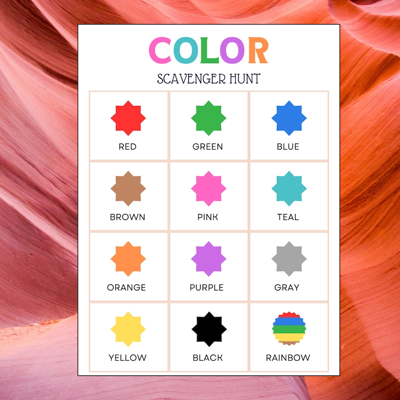 Scavenger Hunt - Etsy