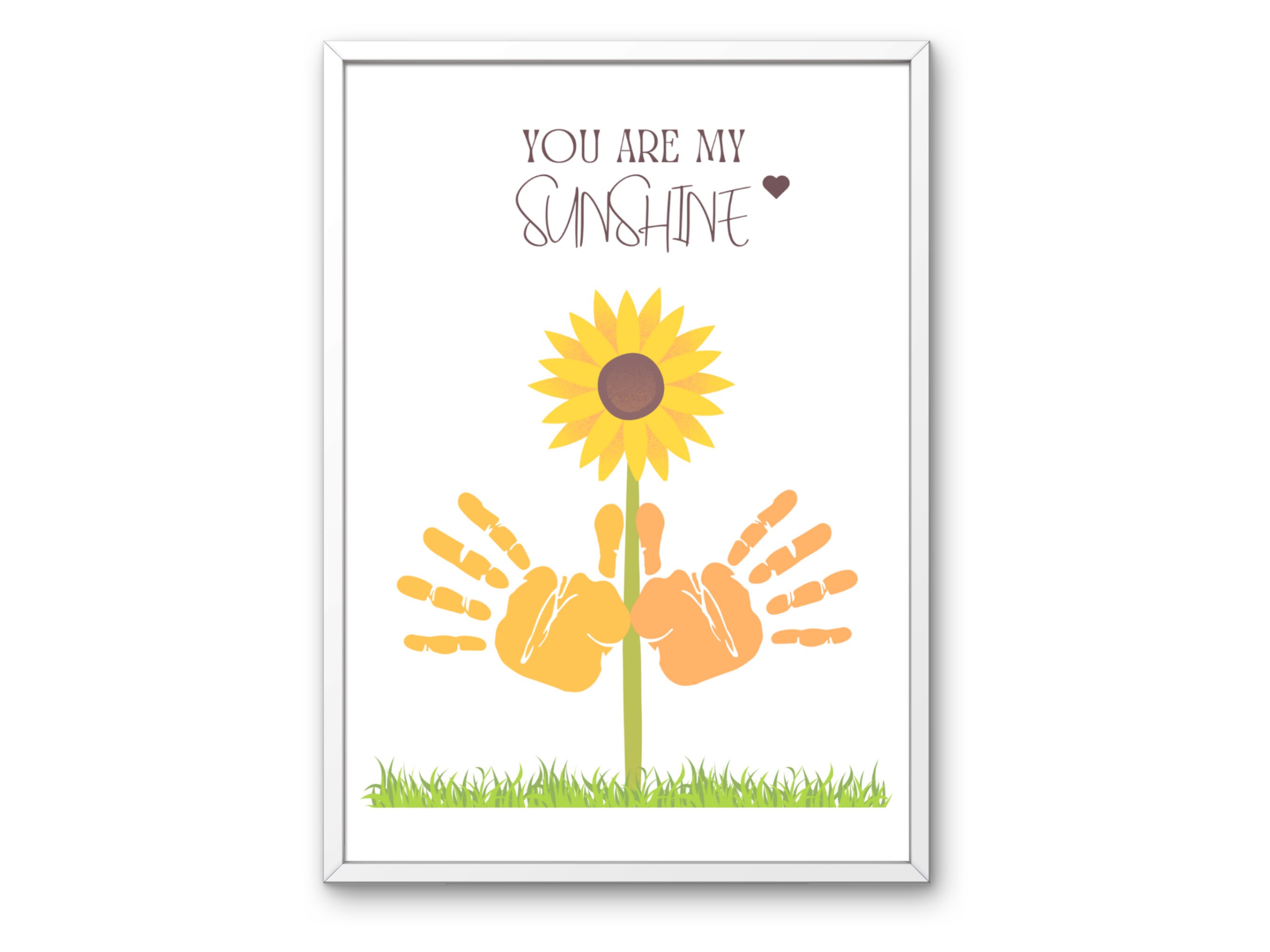 Handprint Sign for Summer Baby Toddler DIY Craft Gift, You Are My ...