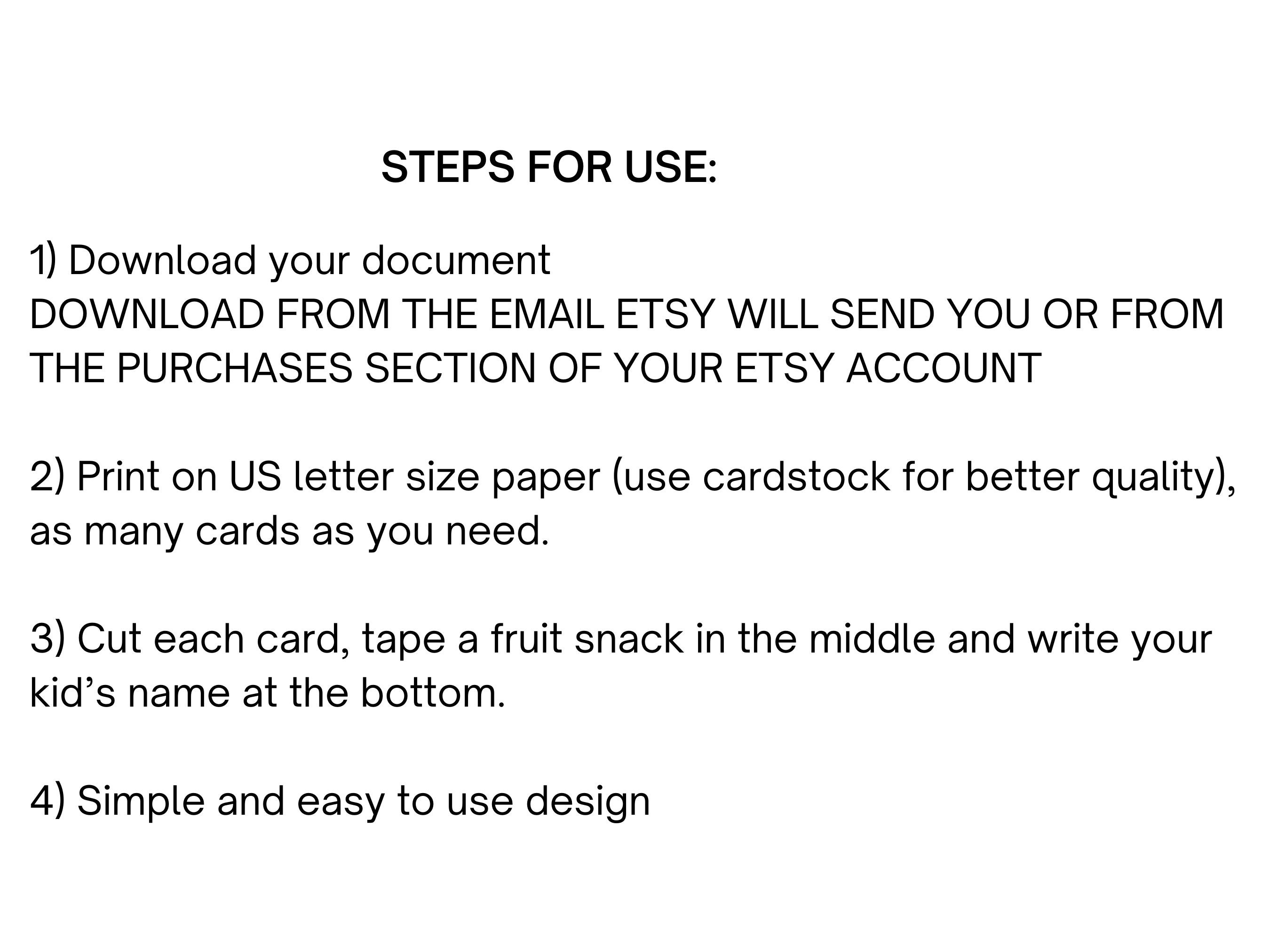 Fruit Snack Valentine's Day Printable | Valentine's Day Snack Card ...