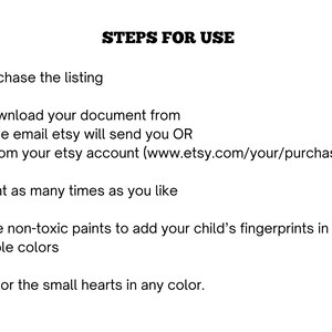 Fingerprint Thumbprint Class Tree, Printable Personalized End of School ...