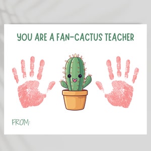 Teacher Appreciation Handprint Primary Teacher Gift, End of School Year ...