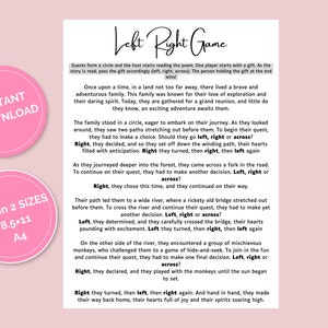 Pass the Gift Game Pass the Present Game Left Right Game, Right Left ...