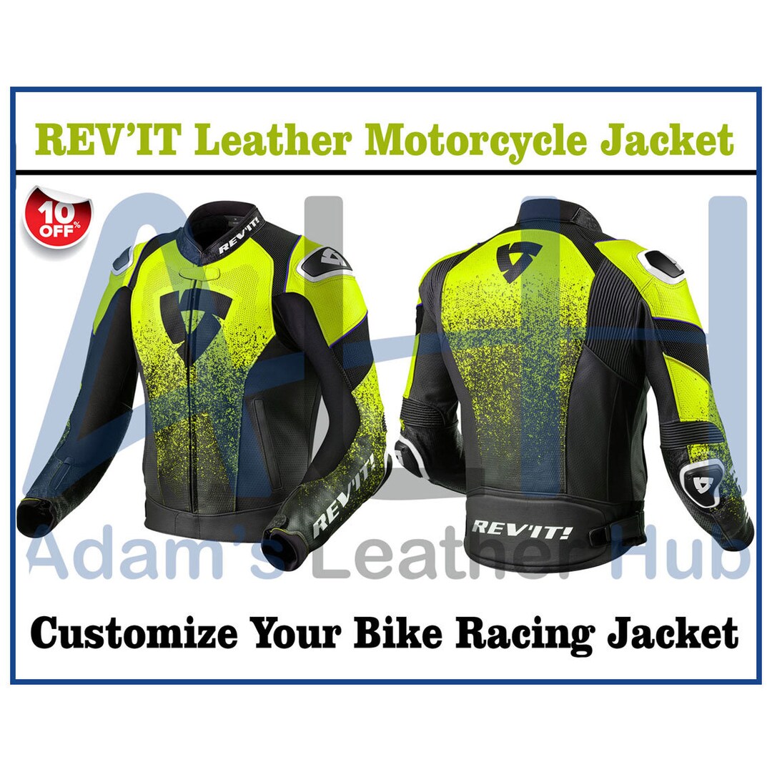 Revit Quantum 2 Motorcycle Leather Jacket Men Vintage Inspired - Etsy