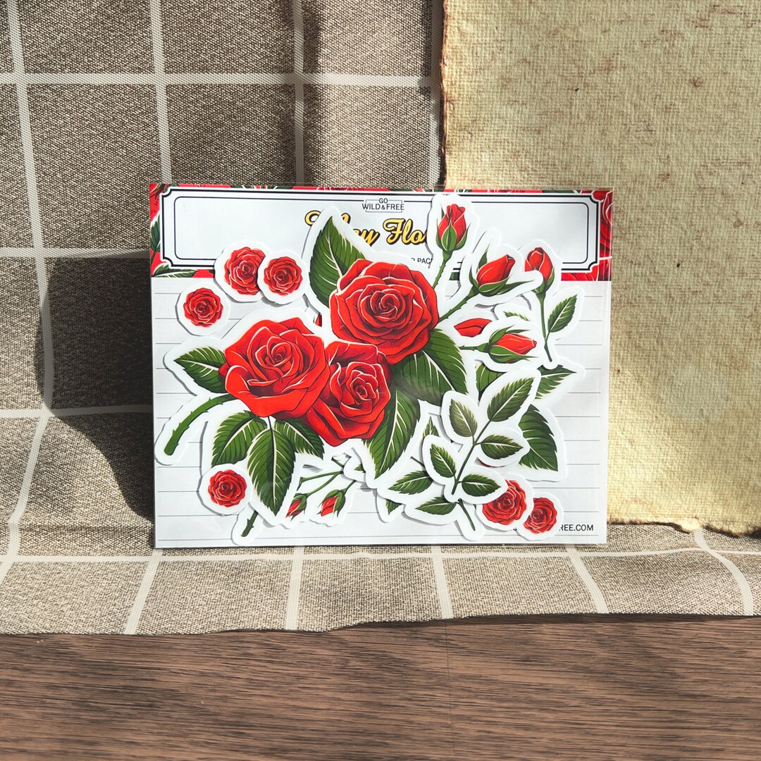The Rose Vinyl Sticker Pack - Etsy