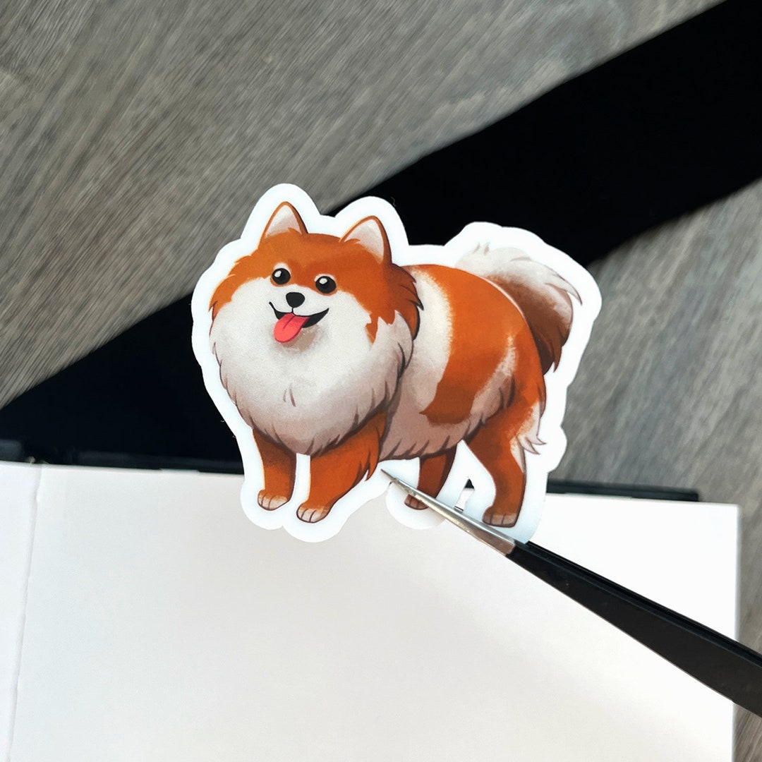 Pomeranian Vinyl Sticker - Etsy