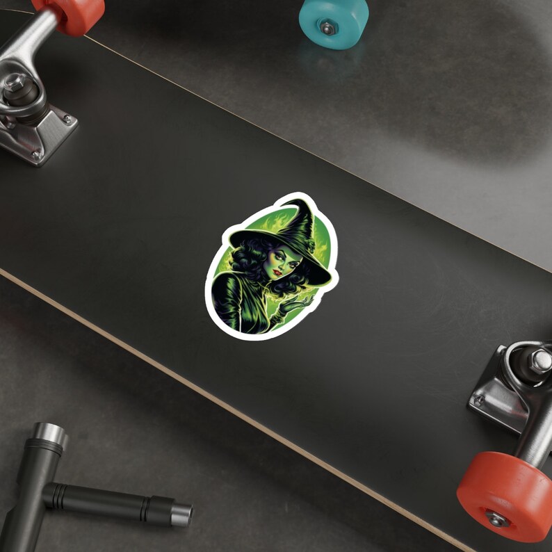 Vintage Witch | STORM LATEX Spooky Sticker - Etsy