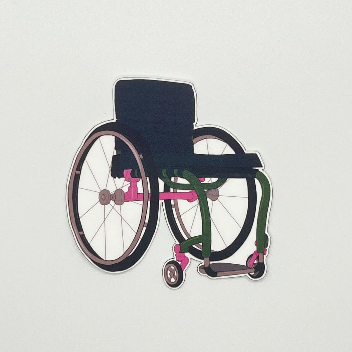 Cute Wheelchair Sticker - Etsy