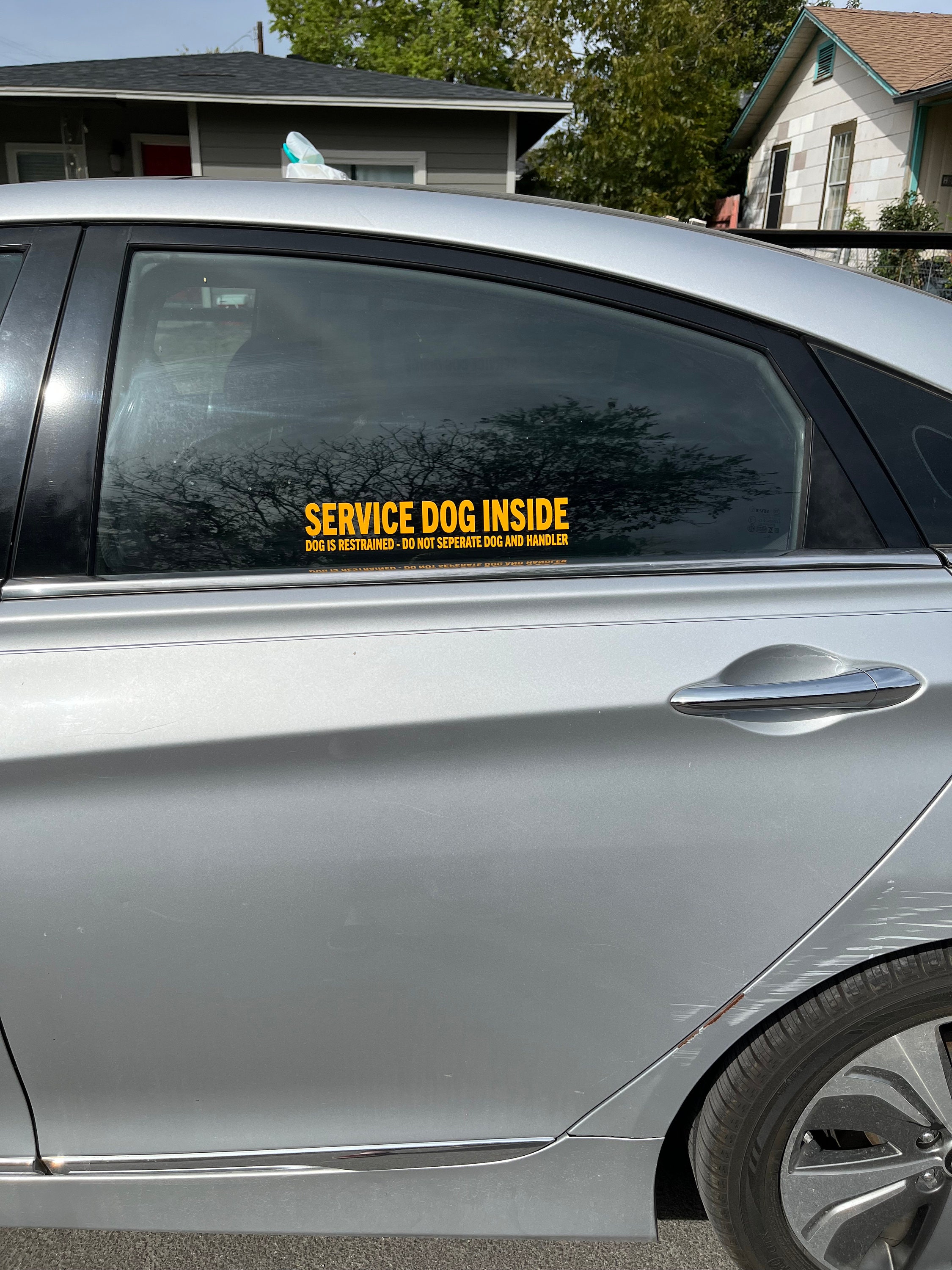 Working Dog Inside Car Decal, Car Decal for SD - Etsy