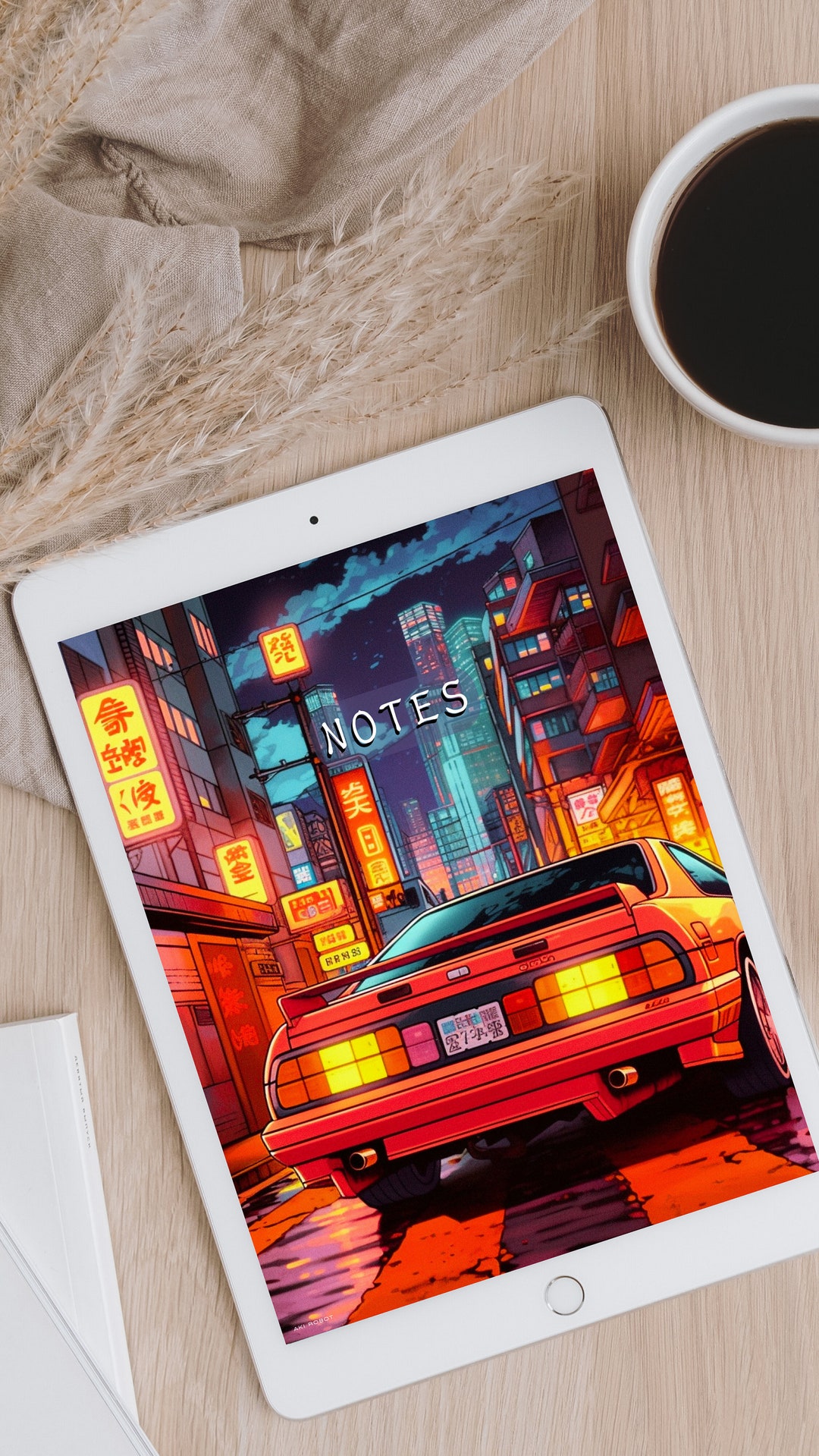 Future Dystopian Digital Notes Cover and Wallpaper. - Etsy