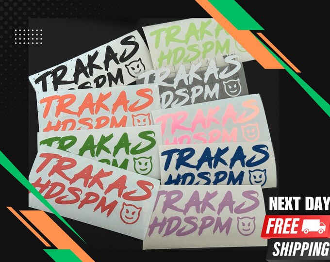 Trakas HDSPM Vinyl Sticker Bold and Durable Design Ideal for Cars ...