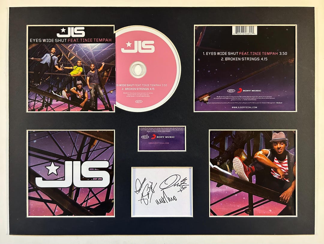 JLS - Eyes Wide Shut - Album Display Deluxe - Etsy