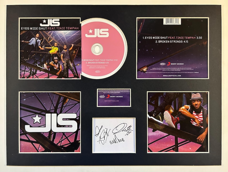 JLS - Eyes Wide Shut - Album Display Deluxe - Etsy