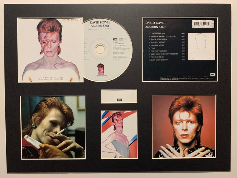 DAVID BOWIE - Aladdin Sane - Album Display Deluxe - Etsy