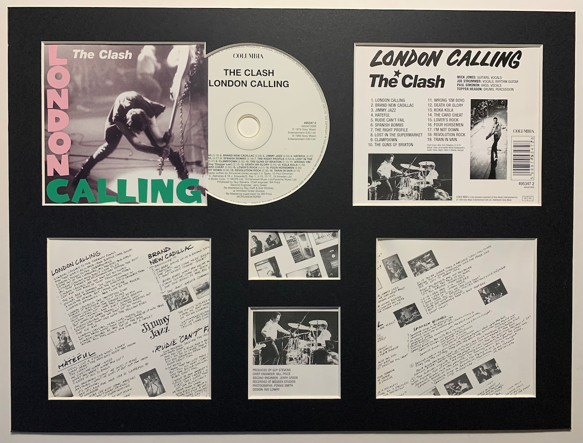 THE CLASH - London Calling - Album Display Deluxe - Etsy