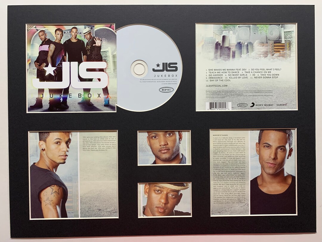 JLS - Jukebox - Album Display Deluxe - Etsy