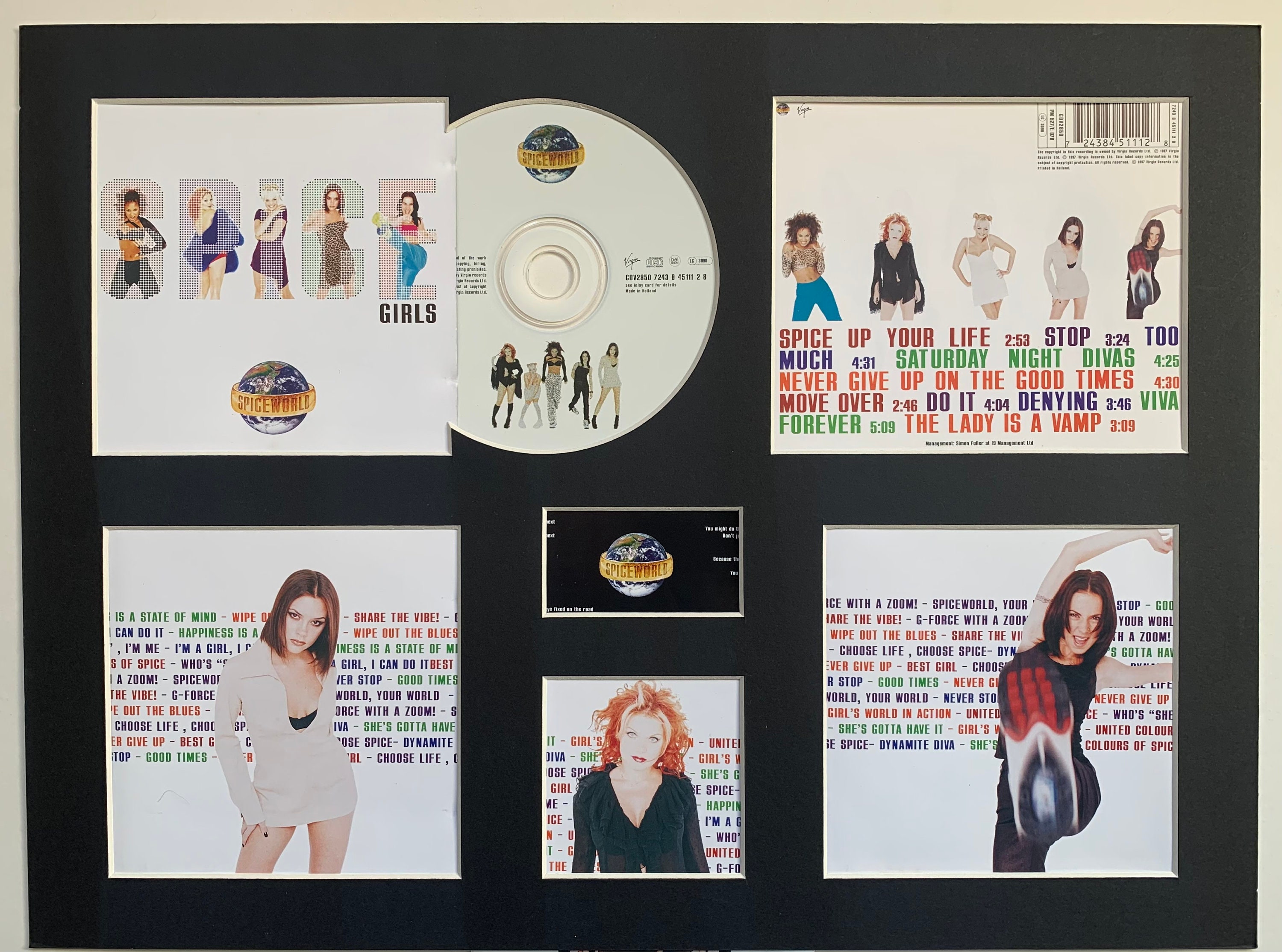 SPICE GIRLS - Spice World - Album Display Deluxe - Etsy