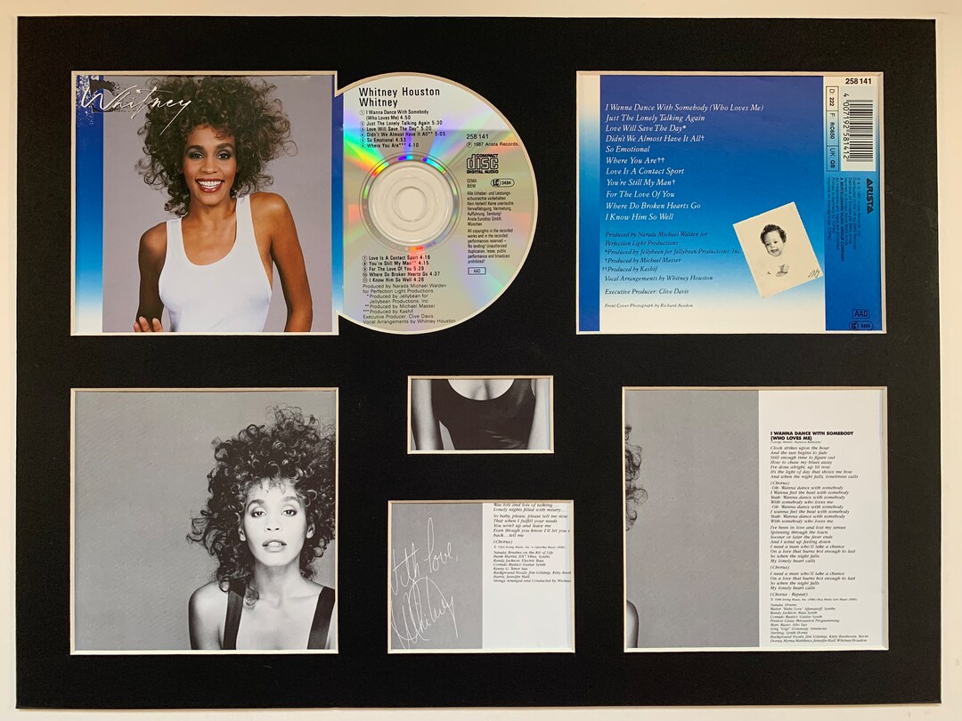 WHITNEY HOUSTON - Whitney - Album Display Deluxe - Etsy