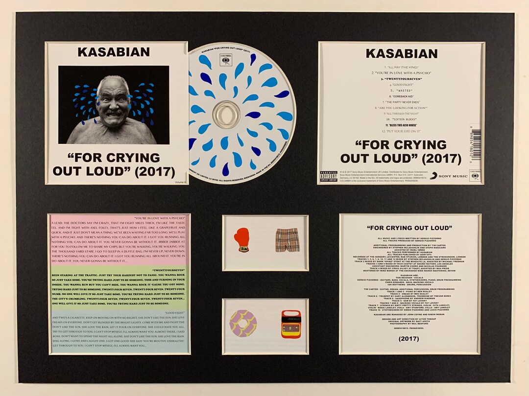 KASABIAN - for Crying Out Loud - Album Display Deluxe - Etsy