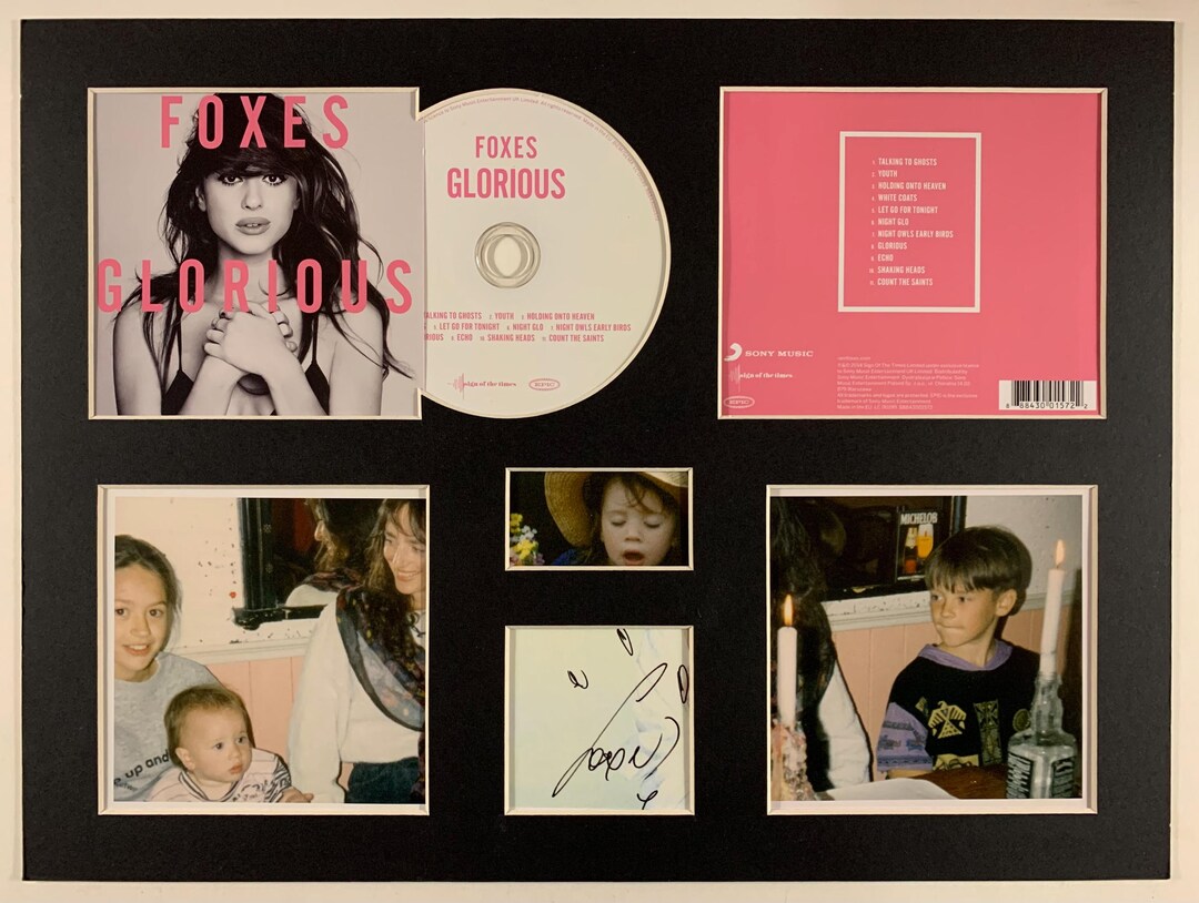FOXES - Glorious - Album Display Deluxe - Etsy