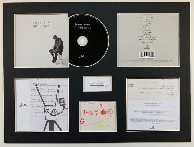DAMON ALBARN - Everyday Robots - Album Display Deluxe - Etsy