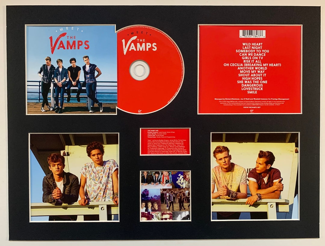 THE VAMPS - Meet the Vamps - Album Display Deluxe - Etsy