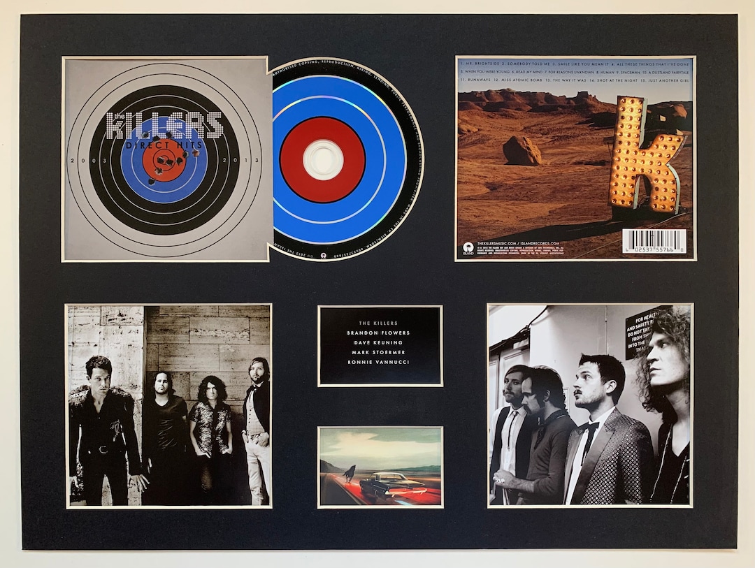 THE KILLERS - Direct Hits - Album Display Deluxe - Etsy