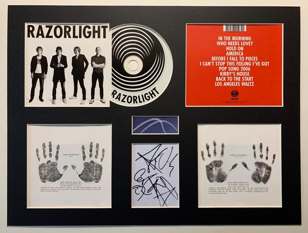 RAZORLIGHT - Razorlight - Album Display Deluxe - Etsy