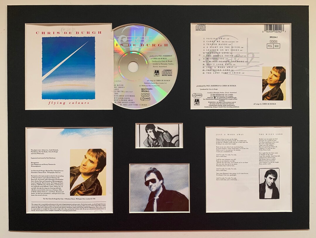 CHRIS DE BURGH - Flying Colours - Album Display Deluxe - Etsy