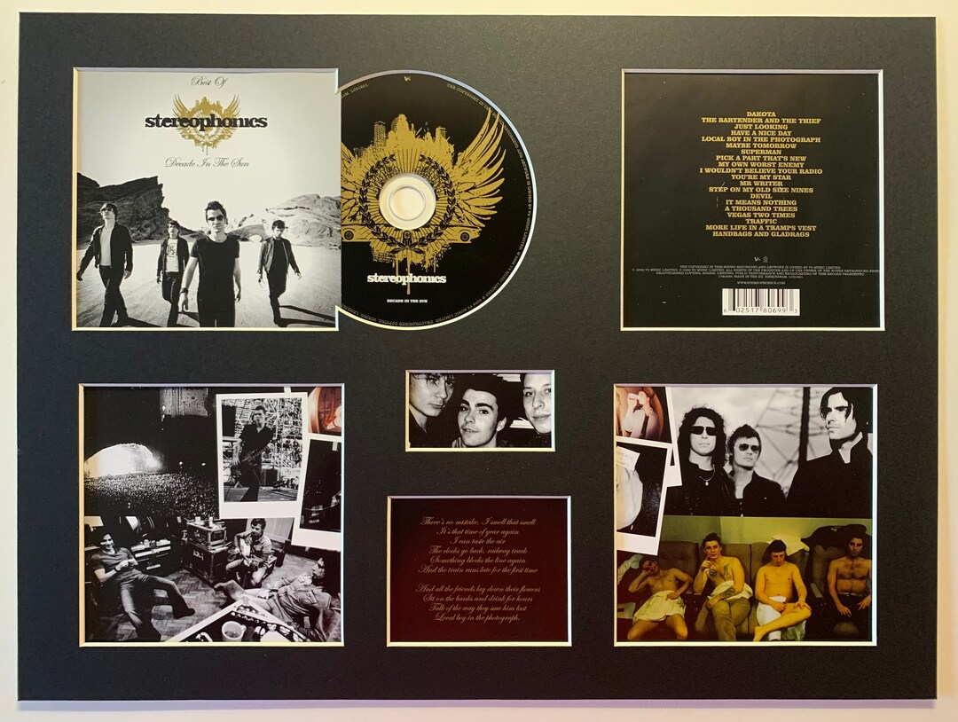 STEREOPHONICS - Decade in the Sun - Album Display Deluxe - Etsy