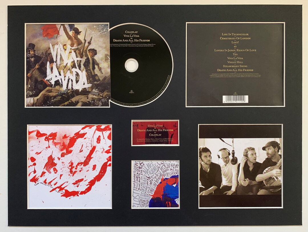 COLDPLAY - Viva La Vida - Album Display Deluxe - Etsy