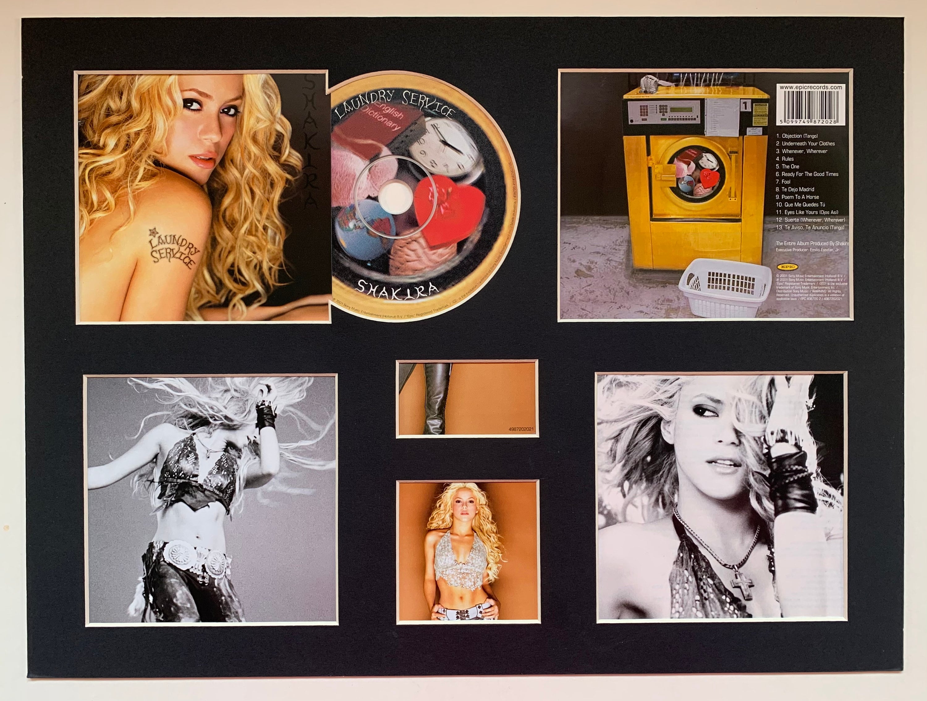 SHAKIRA Laundry Service Album Display Deluxe - Etsy