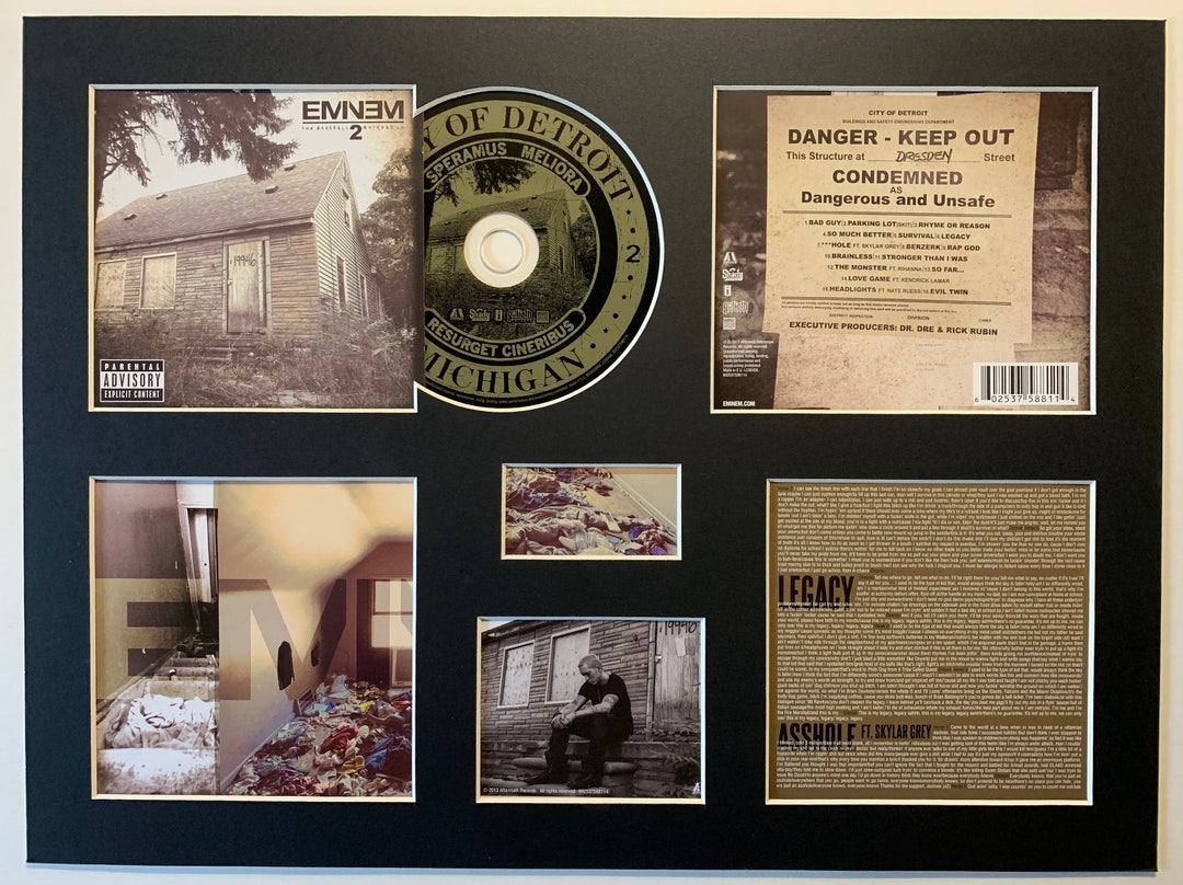 EMINEM - the Marshall Mathers LP 2 - Album Display Deluxe - Etsy