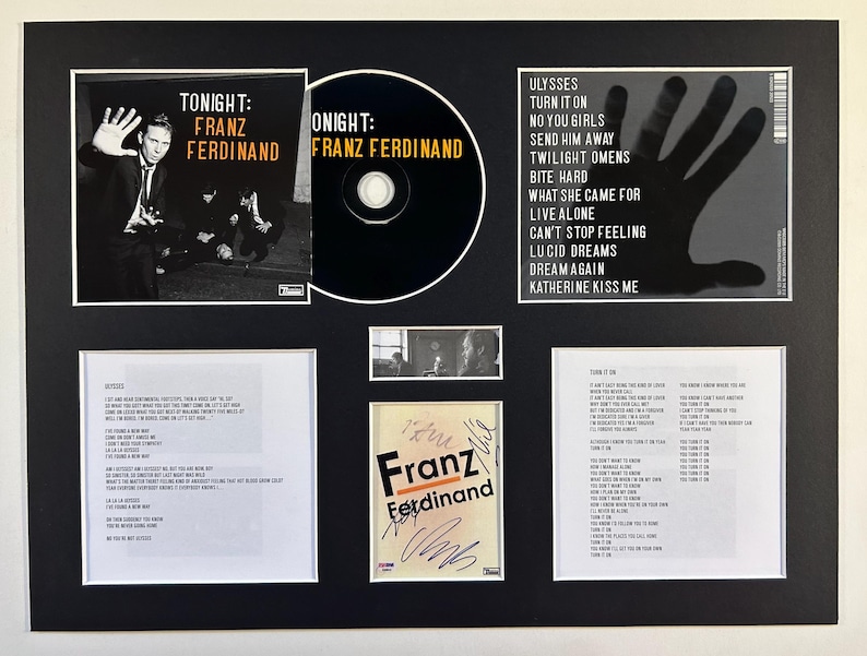 FRANZ FERDINAND - Tonight - Album Display Deluxe - Etsy