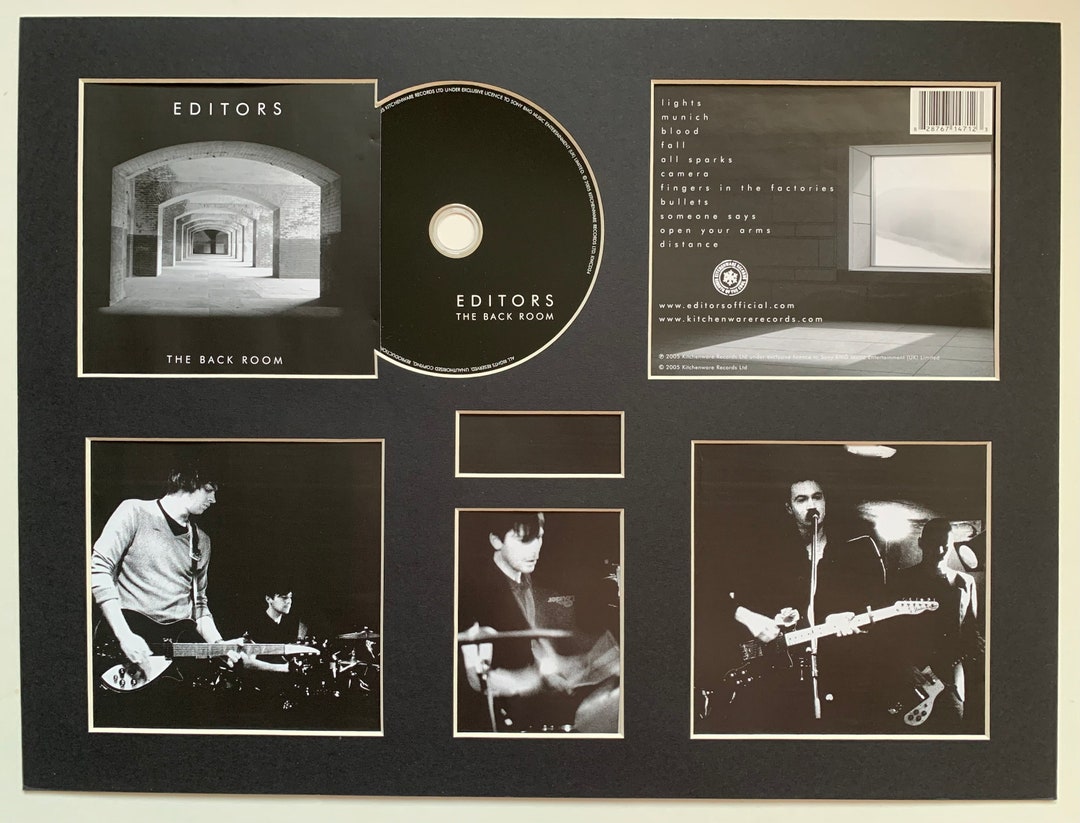 EDITORS - the Back Room - Album Display Deluxe - Etsy