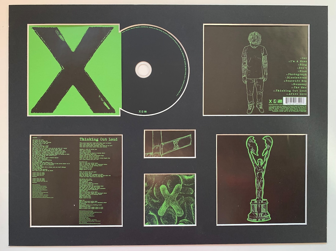 ED SHEERAN - X - Album Display Deluxe - Etsy