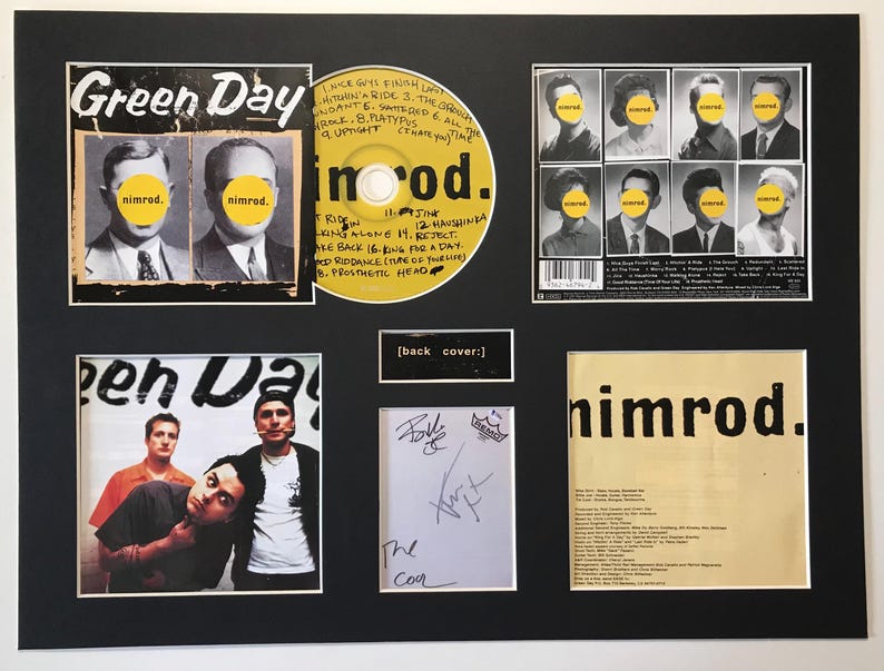 GREEN DAY - Nimrod - Album Display Deluxe - Etsy