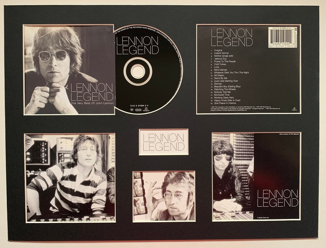 JOHN LENNON - Lennon Legend - Album Display Deluxe - Etsy UK