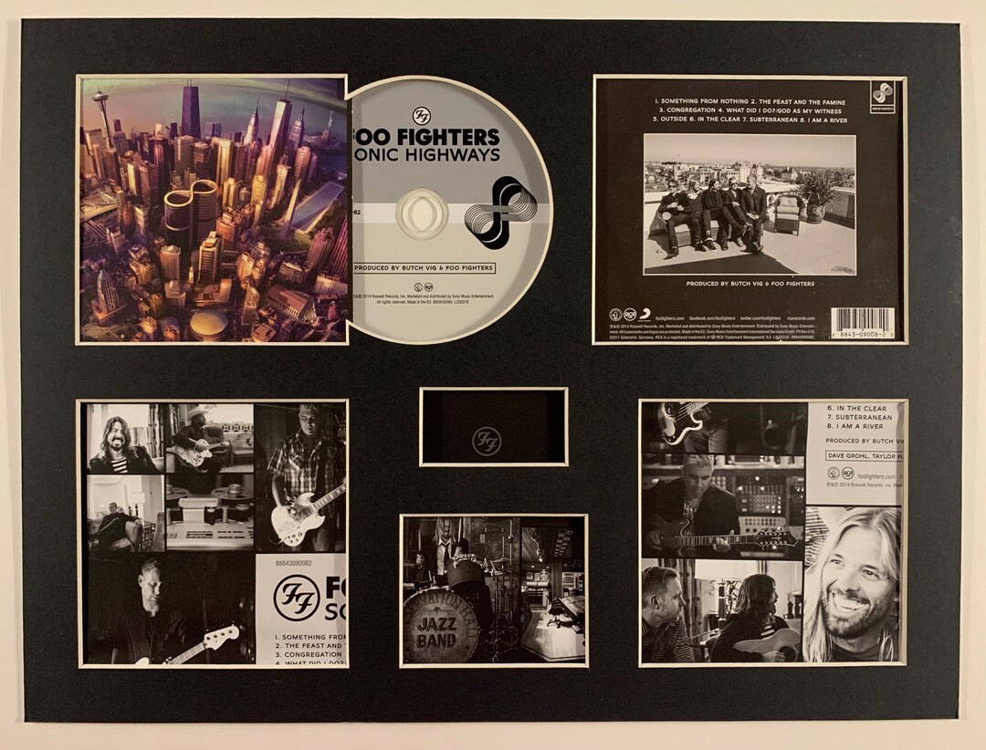 FOO FIGHTERS - Sonic Highways - Album Display Deluxe - Etsy