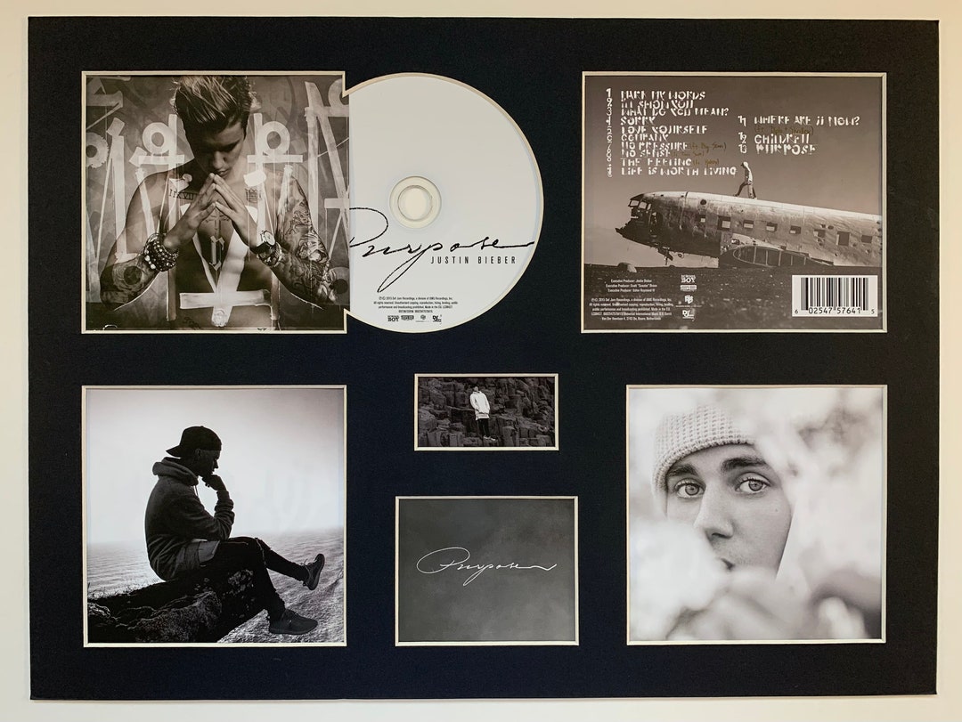 JUSTIN BIEBER - Purpose - Album Display Deluxe - Etsy